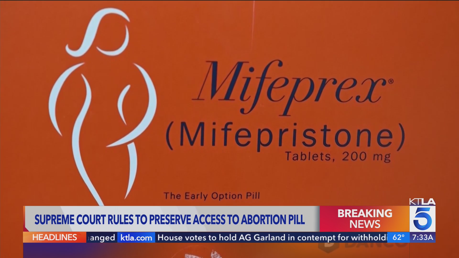 Supreme Court preserves mifepristone abortion pill access – KTLA