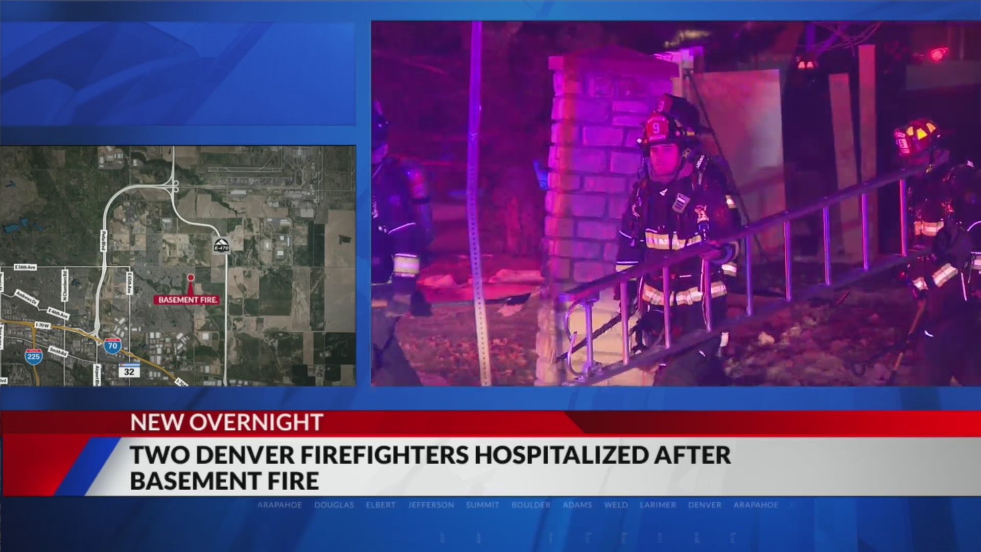 2 firefighters hospitalized after fire – FOX31 Denver