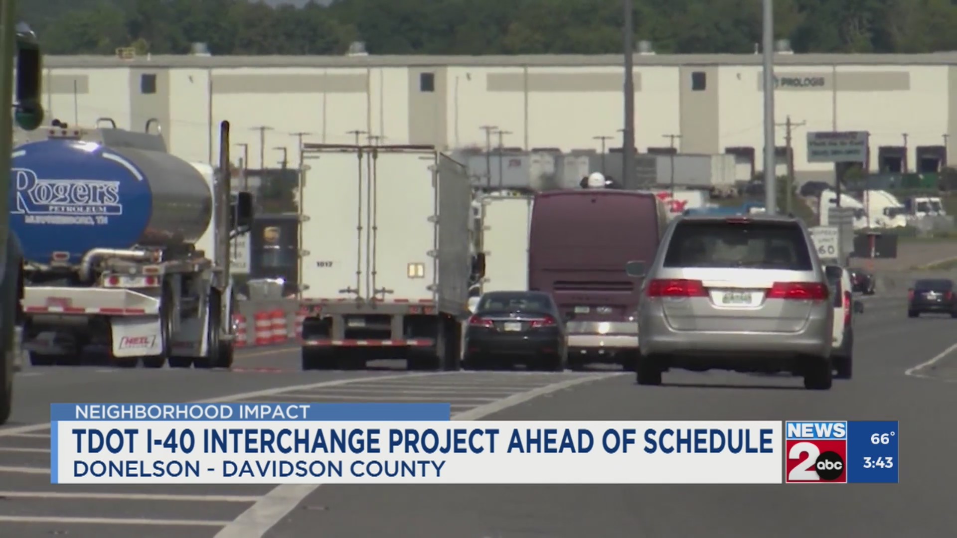 TDOT I-40 interchange project ahead of schedule – WKRN News 2