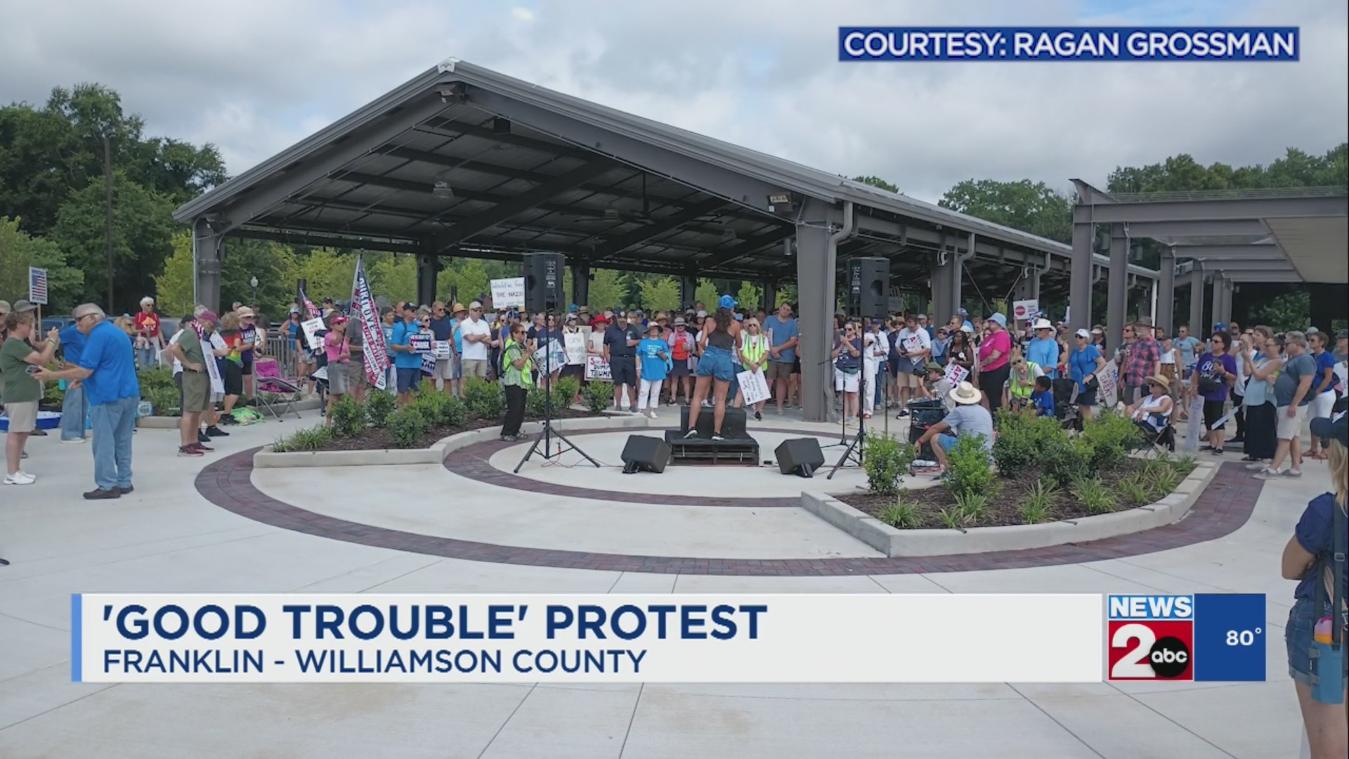‘Good Trouble’ protest held in Franklin – WKRN News 2