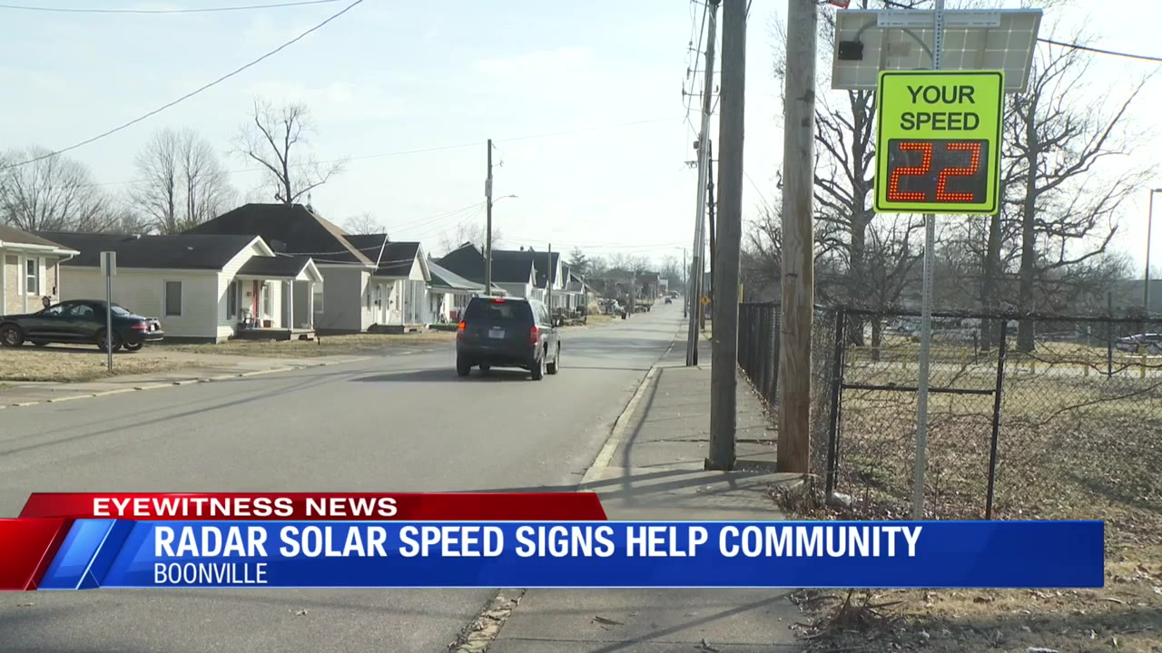 Radar solar speed signs helps community – Eyewitness News (WEHT/WTVW)