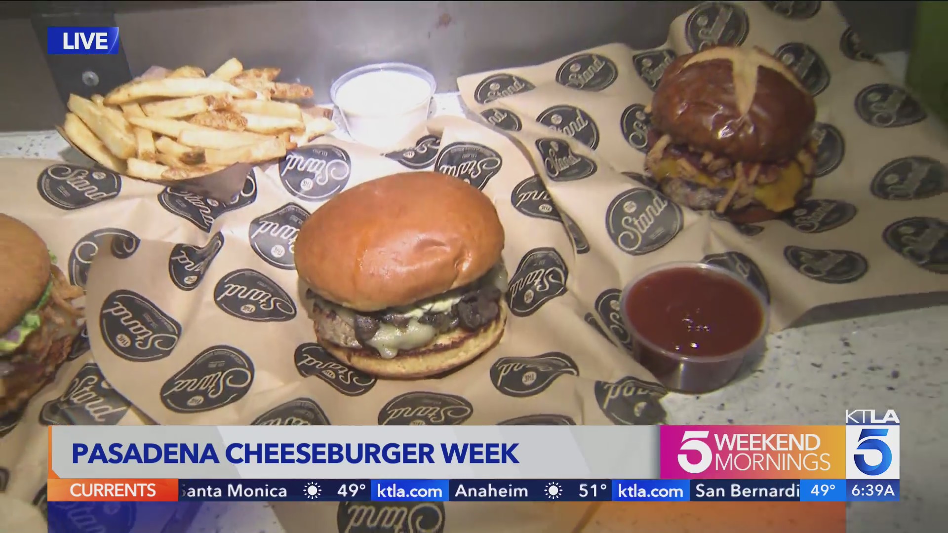 KTLA celebrates Pasadena cheeseburger week – KTLA