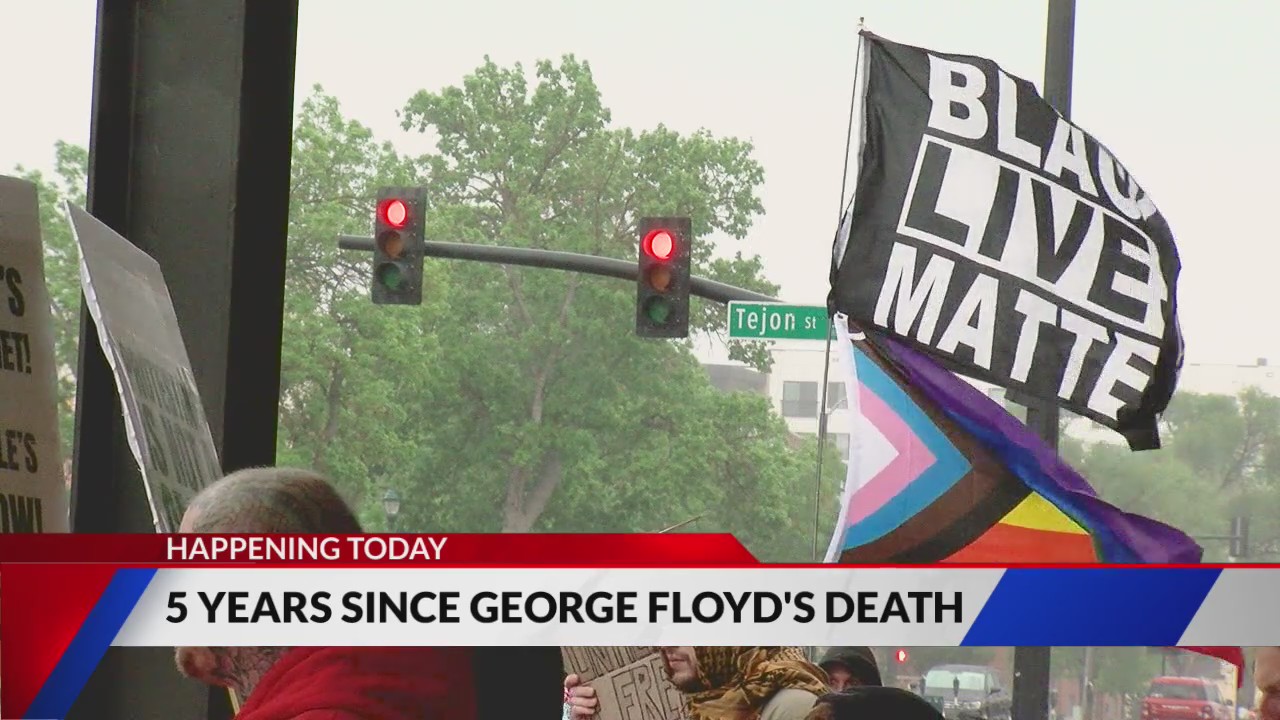 Activists protest for police reform five years after George Floyd’s ...