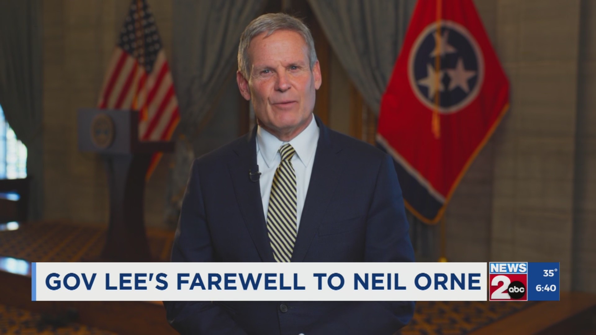 Gov. Bill Lee’s message for Neil Orne – WKRN News 2