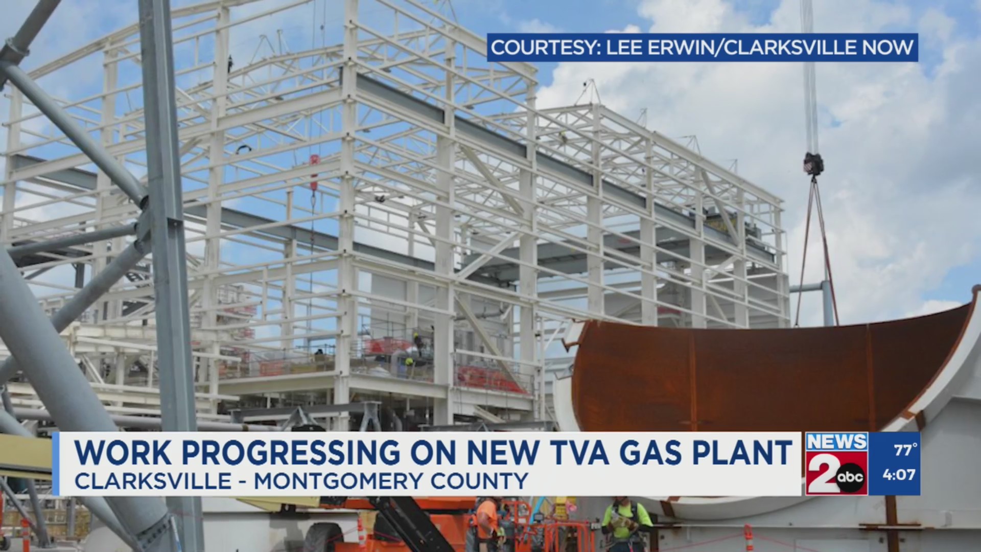 Work progresses on new TVA gas plant in Clarksville – WKRN News 2