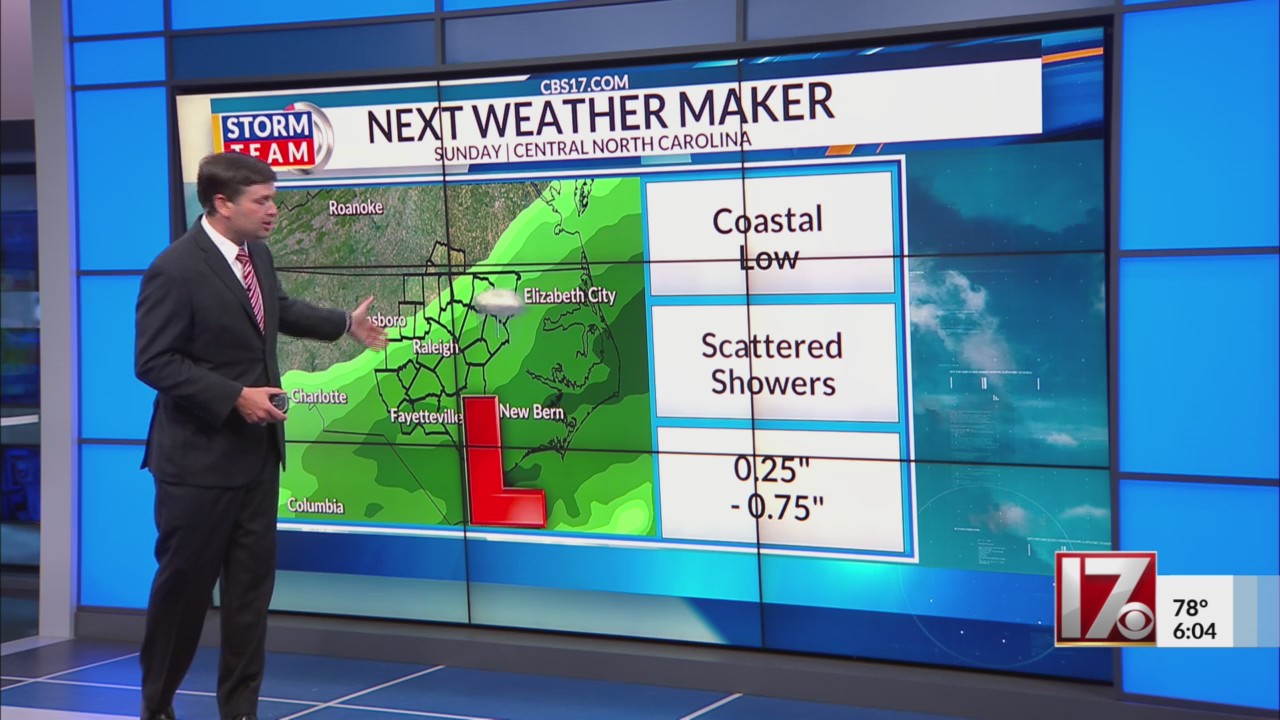 Lance Blocker’s Saturday night weather forecast – CBS17.com
