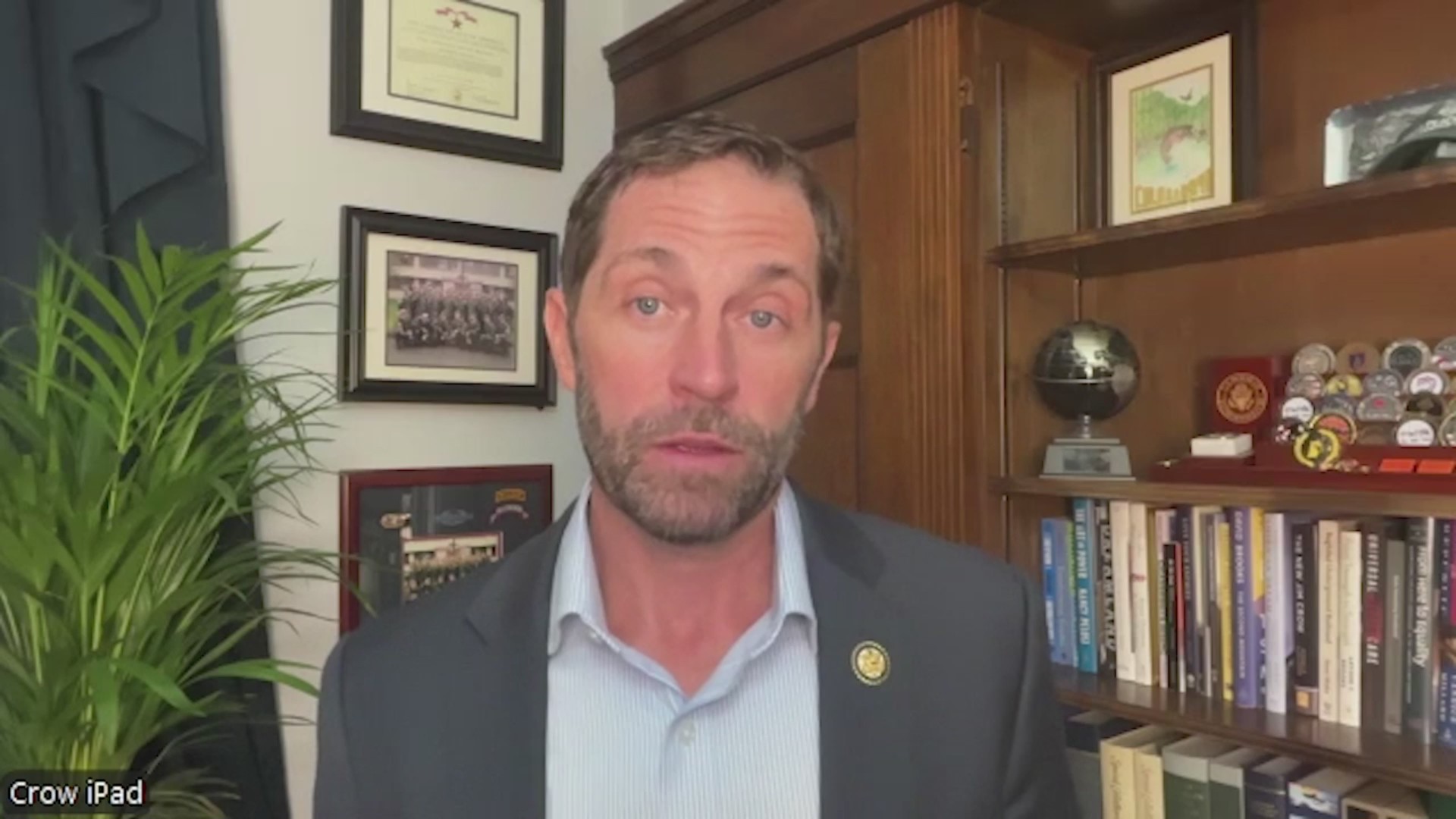 Rep. Crow says he was denied entry to ICE facility despite law allowing ...
