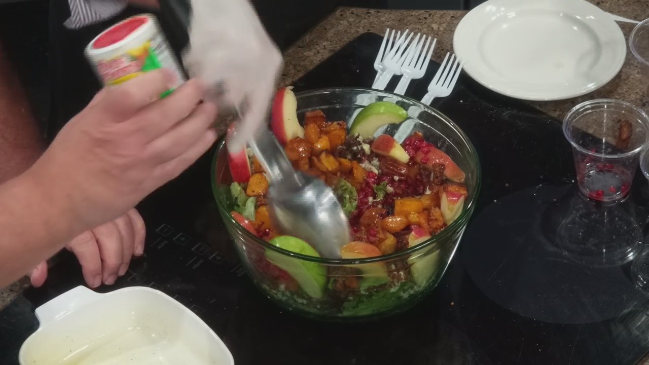 BBQ Chicken lollipops & Autumn salad with Chef Gaye Sandoz-Part 2 ...