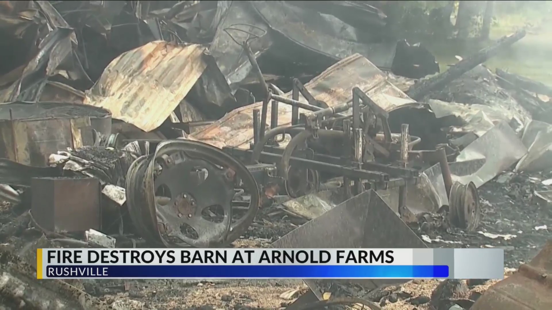 A fire destroyed a Rushville family decades old farm – Fox 59