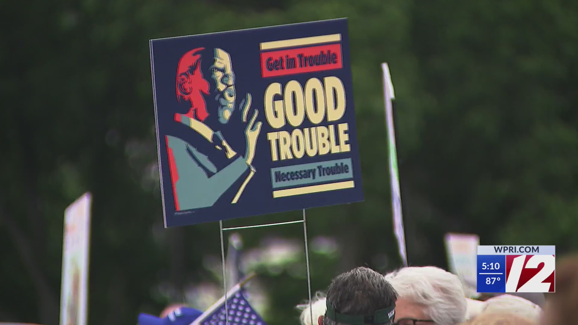 Local ‘Good Trouble’ protests held on John Lewis anniversary – WPRI.com