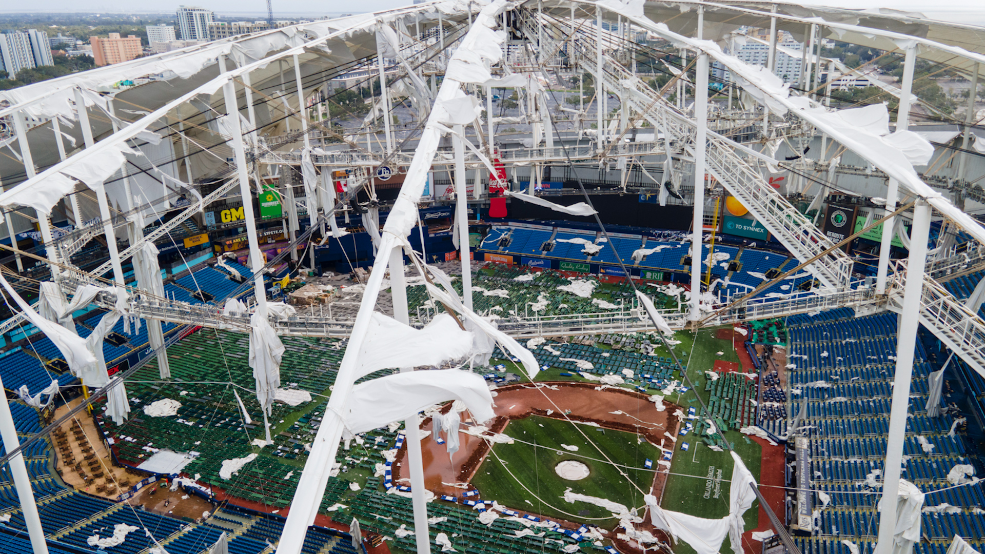 Tampa Bay Rays stadium damaged by Hurricane Milton will cost nearly ...