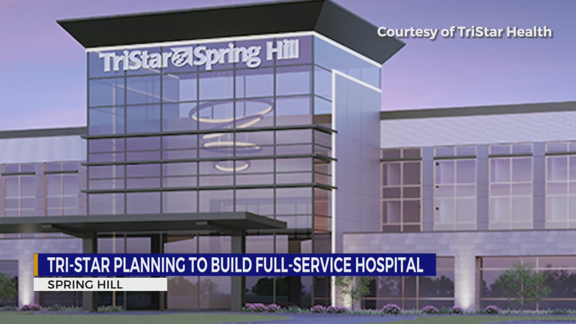 TriStar planning to build full-service hospital in Spring Hill – WKRN ...