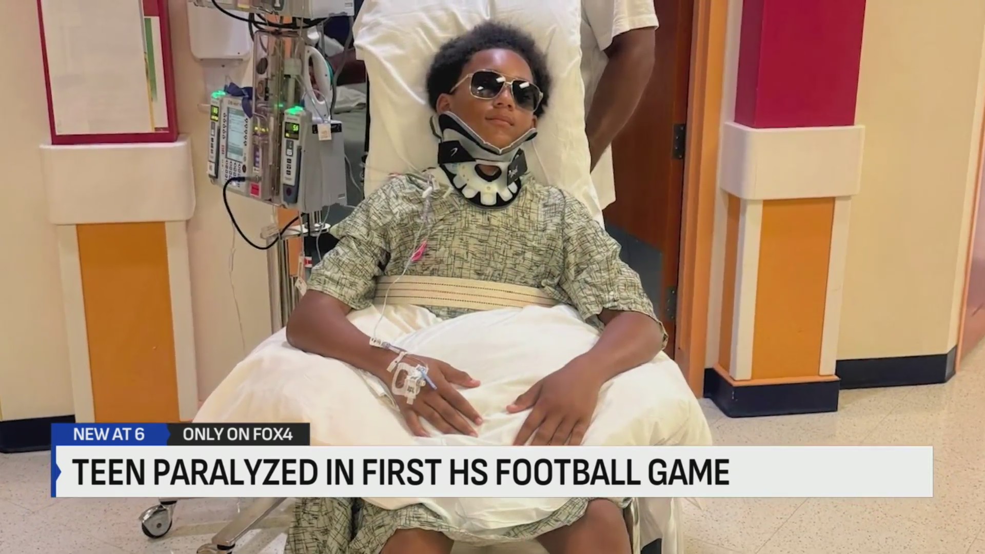 Teen paralyzed in first high school football game – FOX 4 Kansas City ...