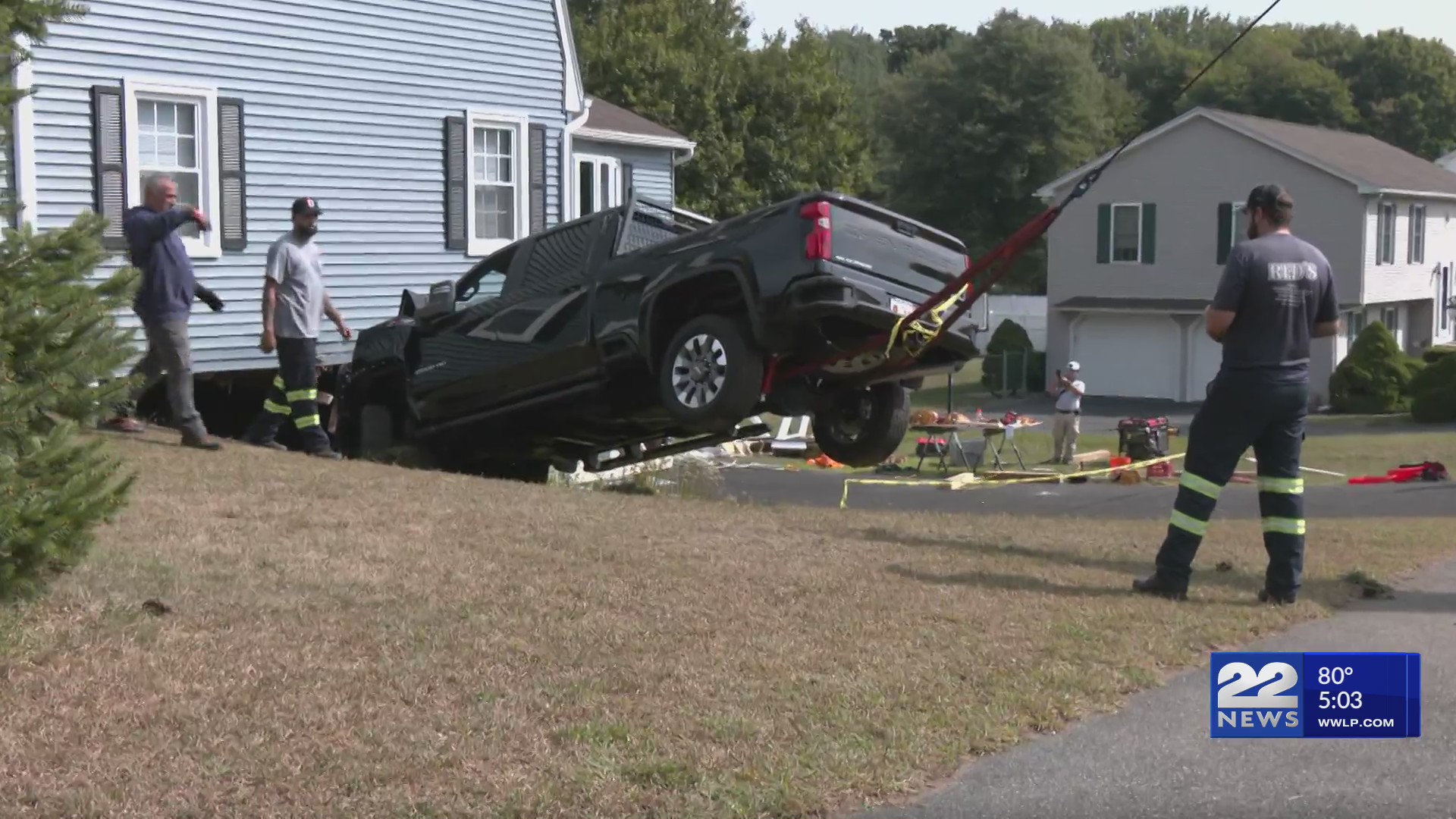 “It was like an explosion,” Truck launches into Agawam home on Suffield ...