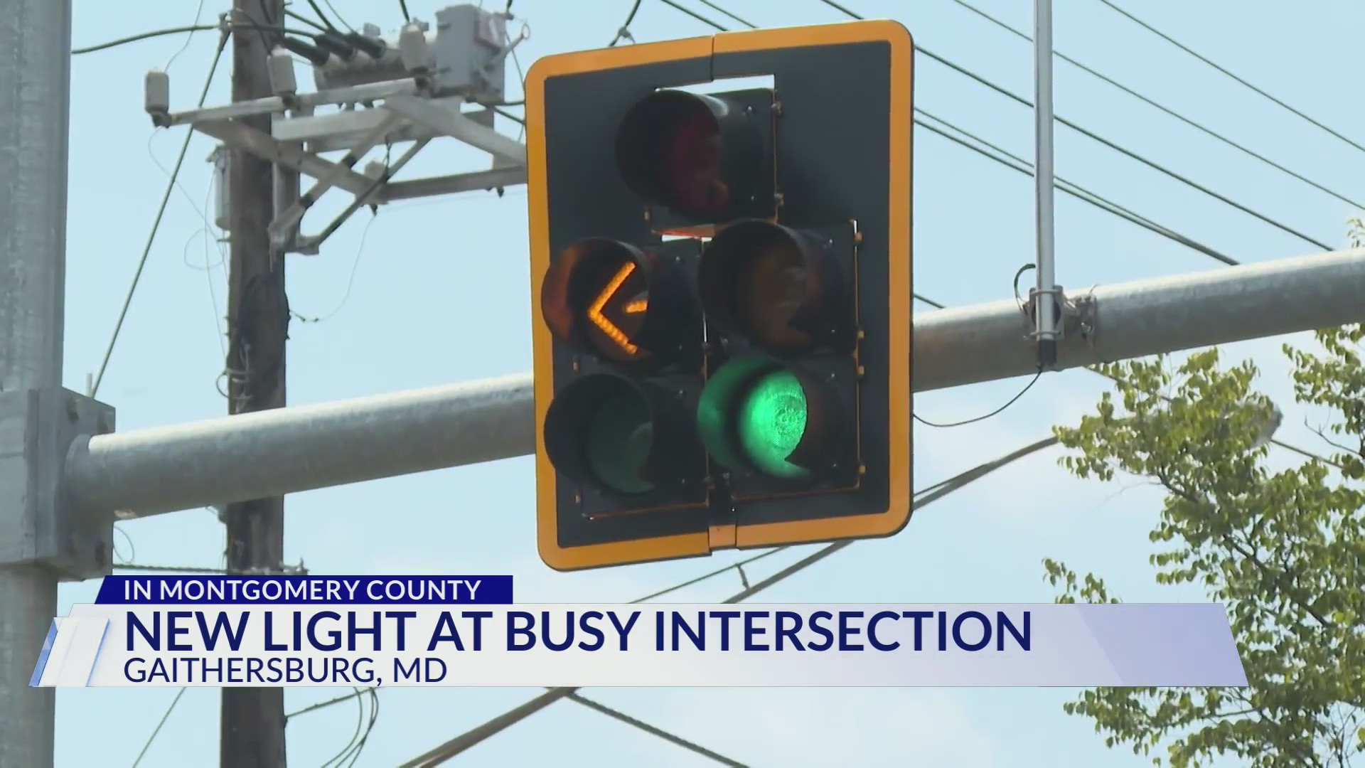 New traffic light at busy Maryland intersection – DC News Now | DC ...
