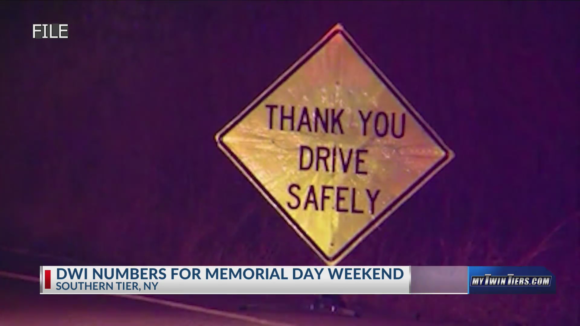 DWI numbers for Memorial Day Weekend – WETM – MyTwinTiers.com