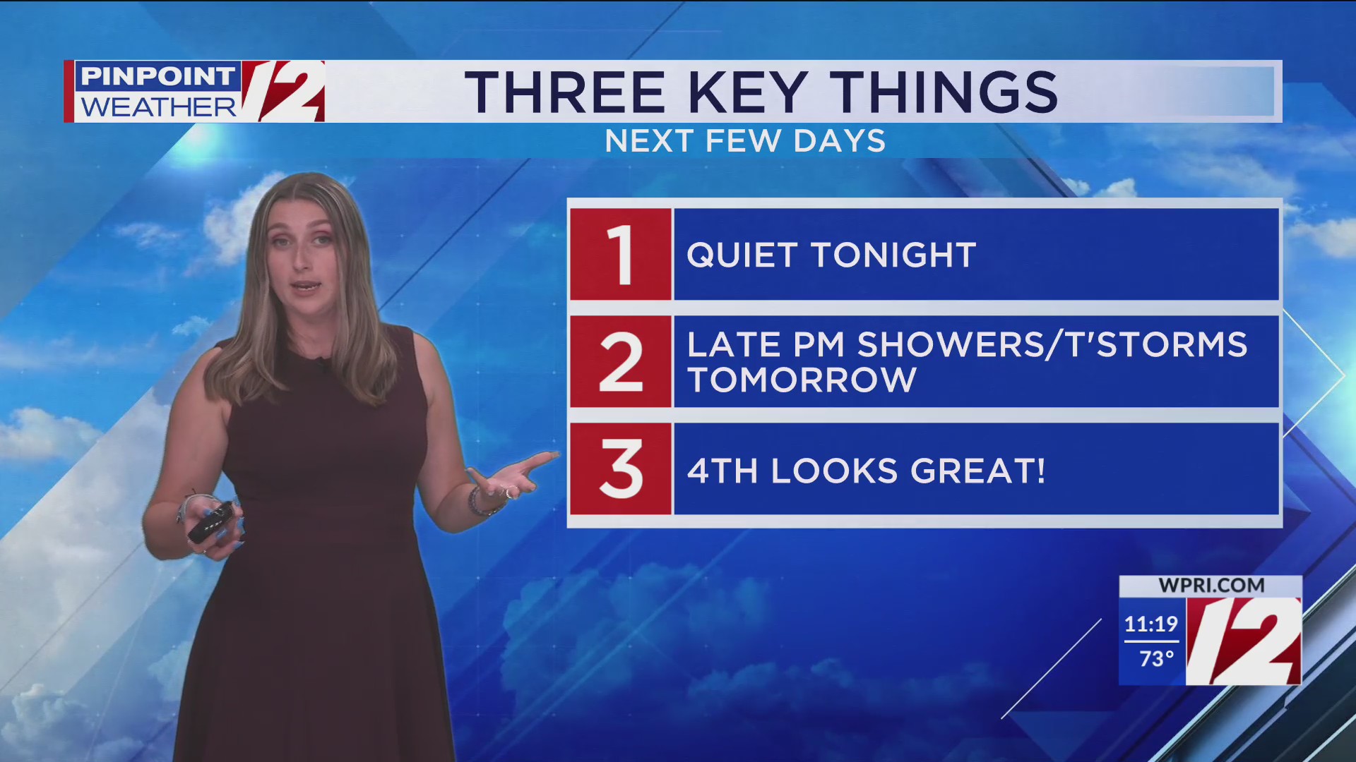WPRI 12 Weather Forecast 7/2/25 – WPRI.com