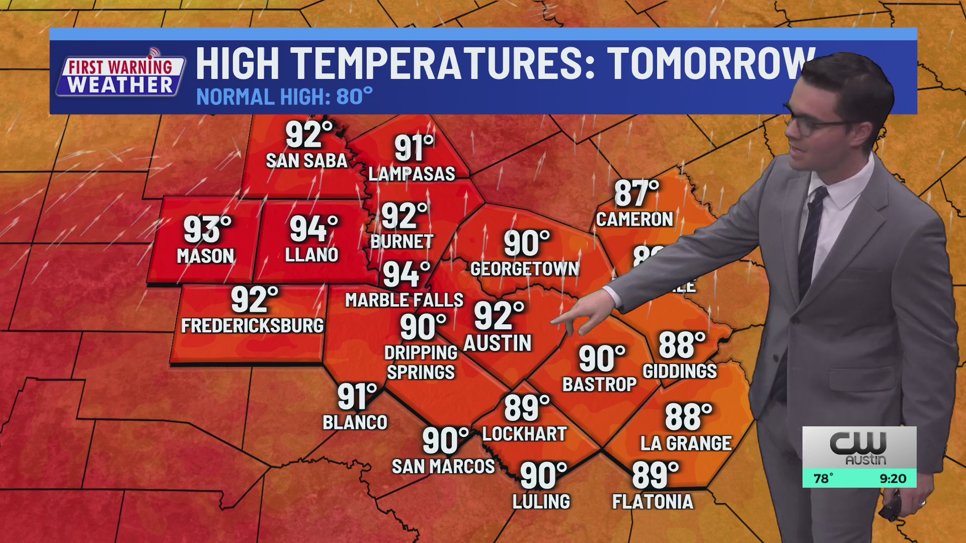 First Warning Weather Evening Forecast with Meteorologist Tommy House ...
