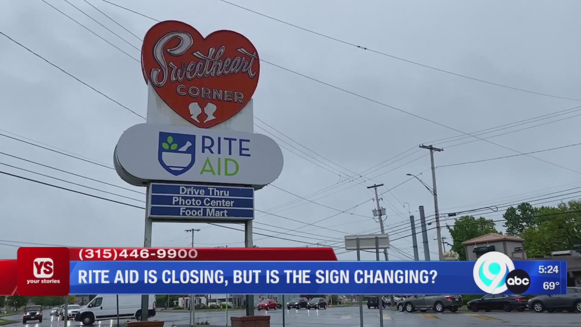 With Rite Aid closing is that going to affect the Sweetheart Corner ...
