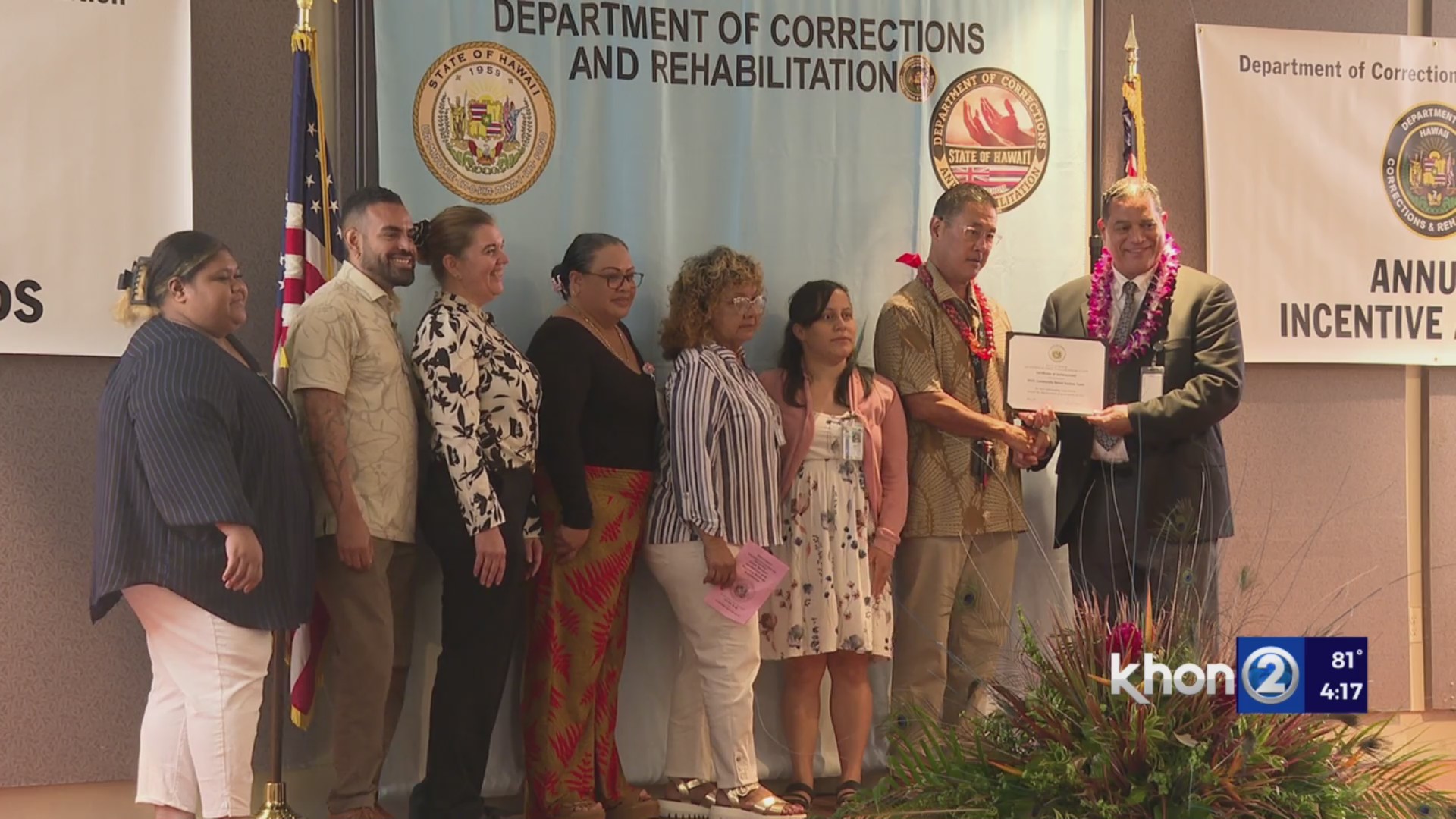 Hawaii Corrections Department honors outstanding employees – KHON2