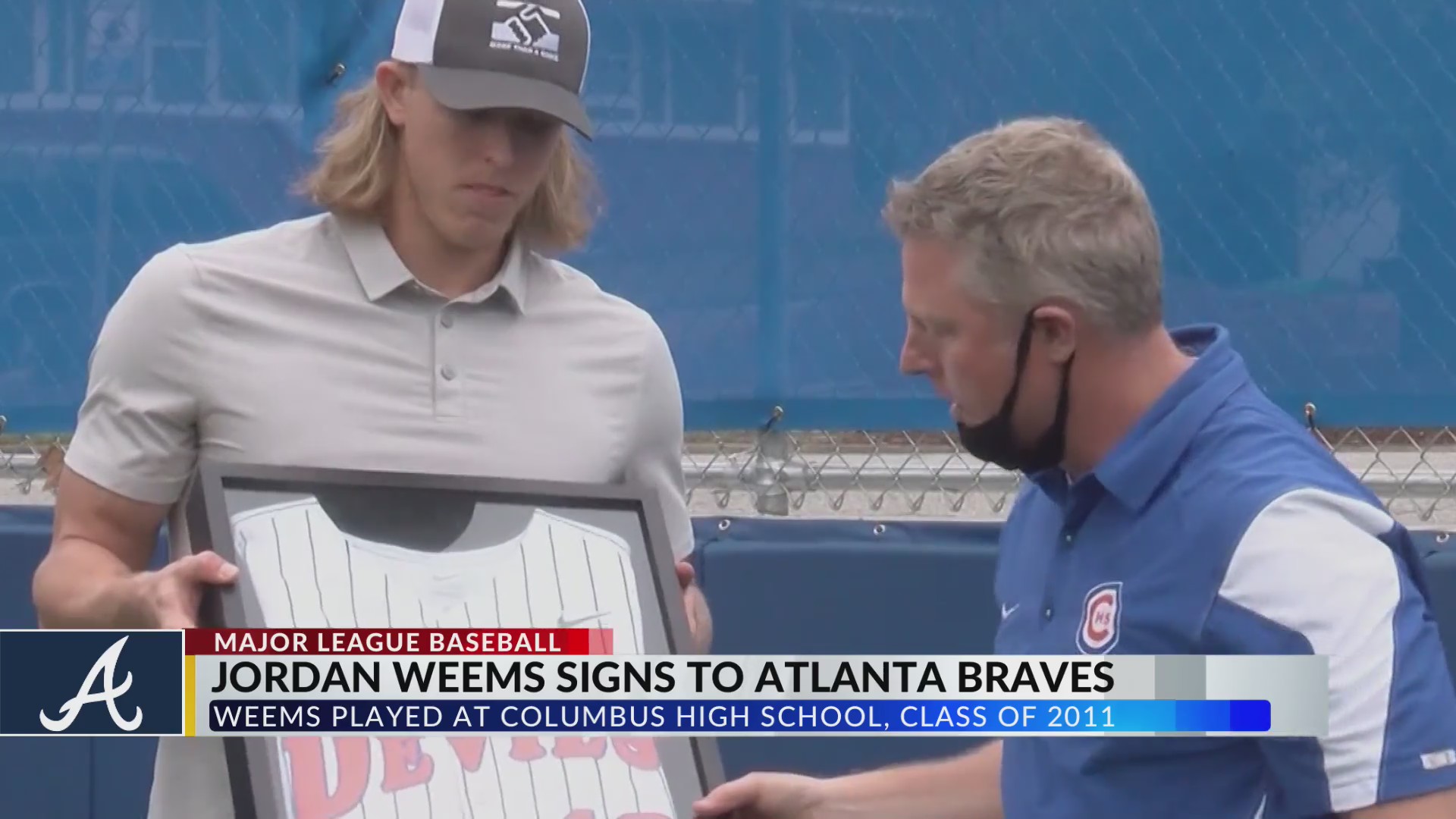 Jordan Weems signs to the Braves – WRBL