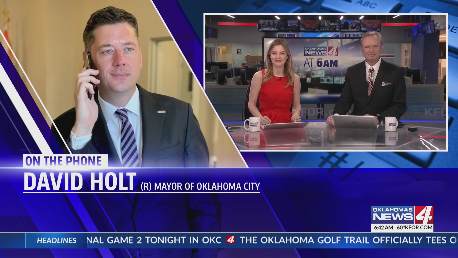 Mayor David Holt on the Hotline: May 22, 2025 – KFOR.com Oklahoma City