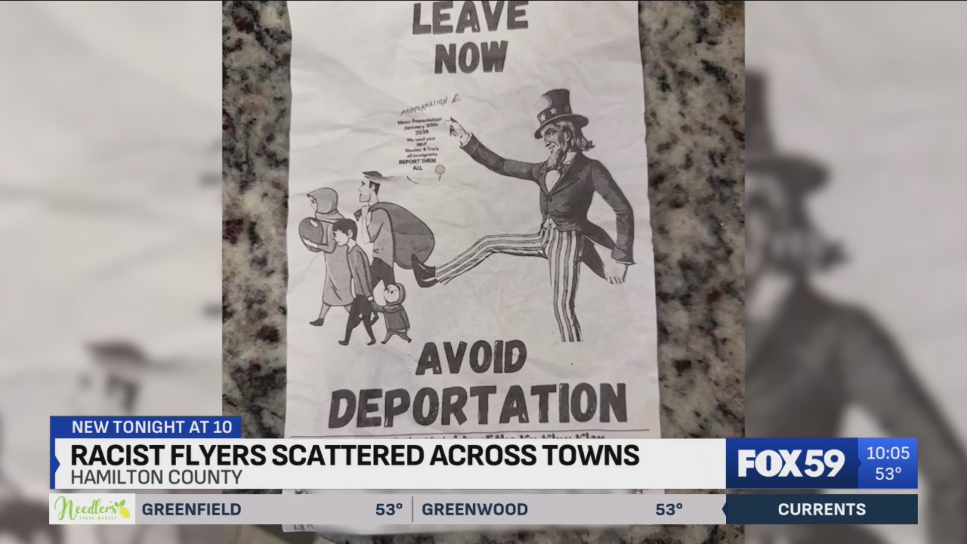 Racist flyers found scattered around Hamilton County – Fox 59