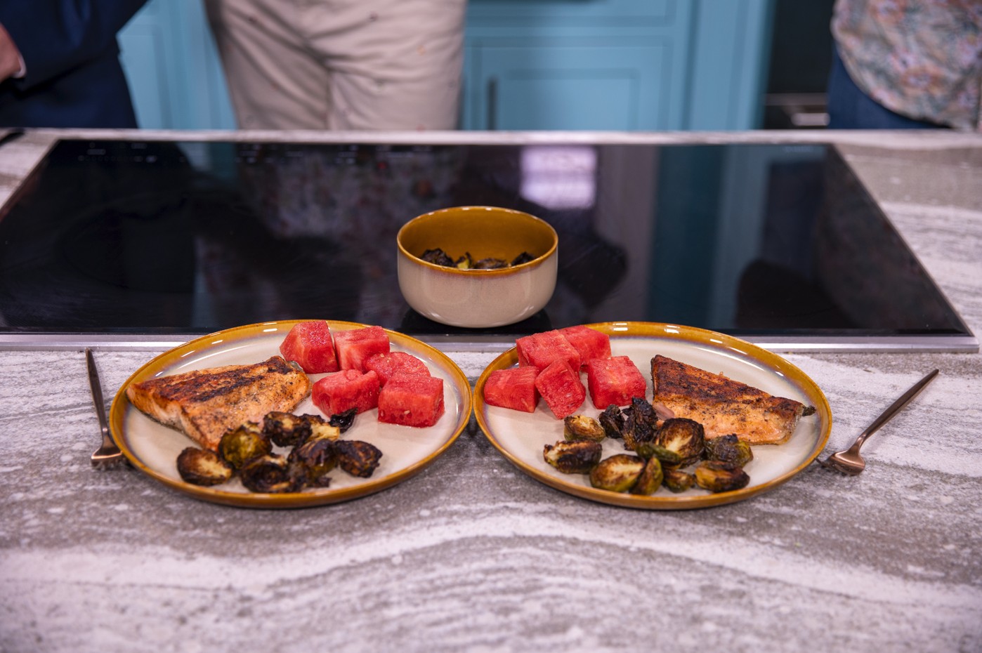 Rickey Jones returns with a delicious Salmon & Brussels Sprouts recipe ...