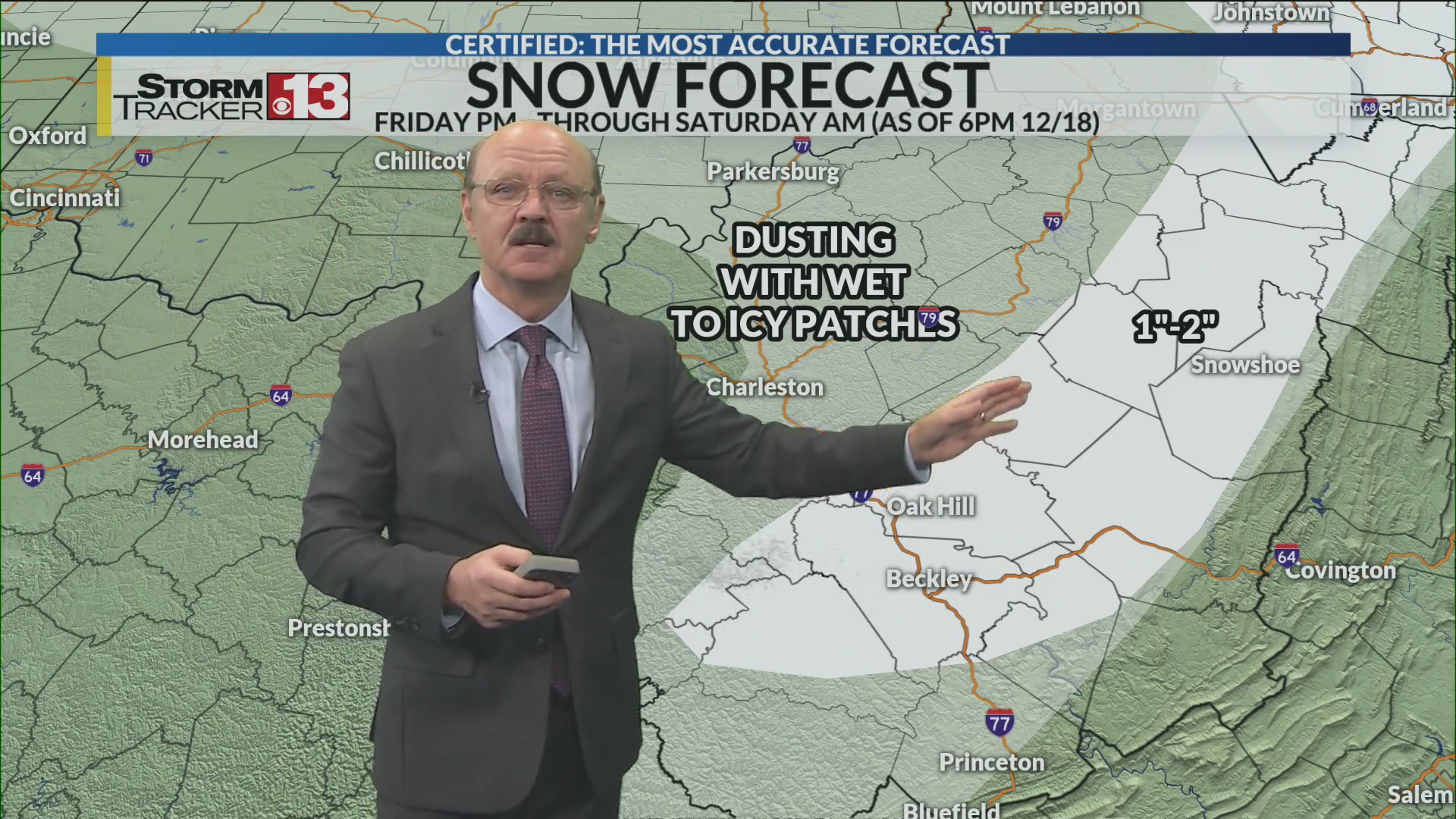 Drying out then snow returns Friday – WOWK 13 News