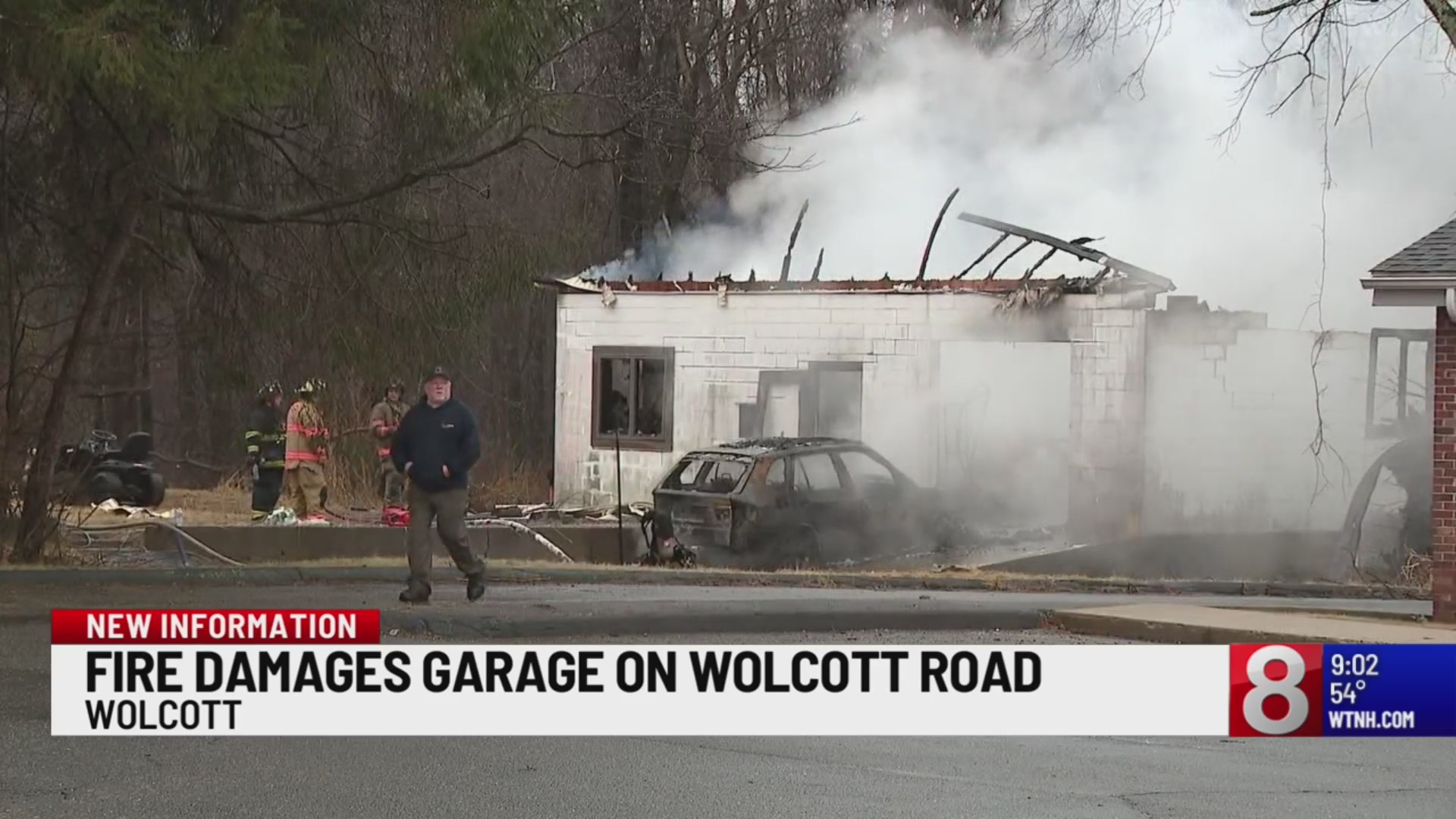 Fire officials investigate Wolcott garage fire – WTNH.com