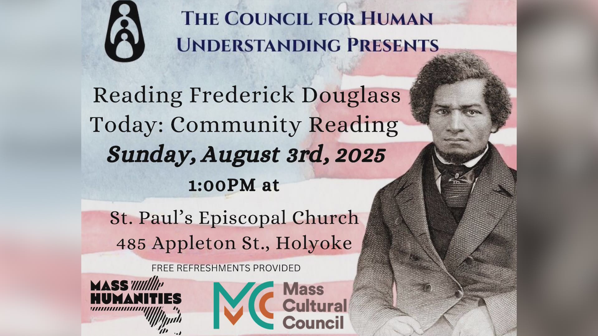 Mass Appeal Public reading of Frederick Douglass famous speech – WWLP