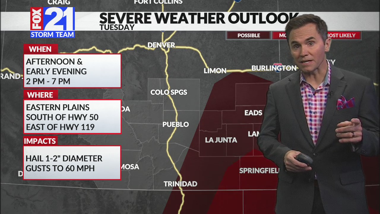 Storm Team Forecast – Tuesday, May 28, 2024 – FOX21 News Colorado