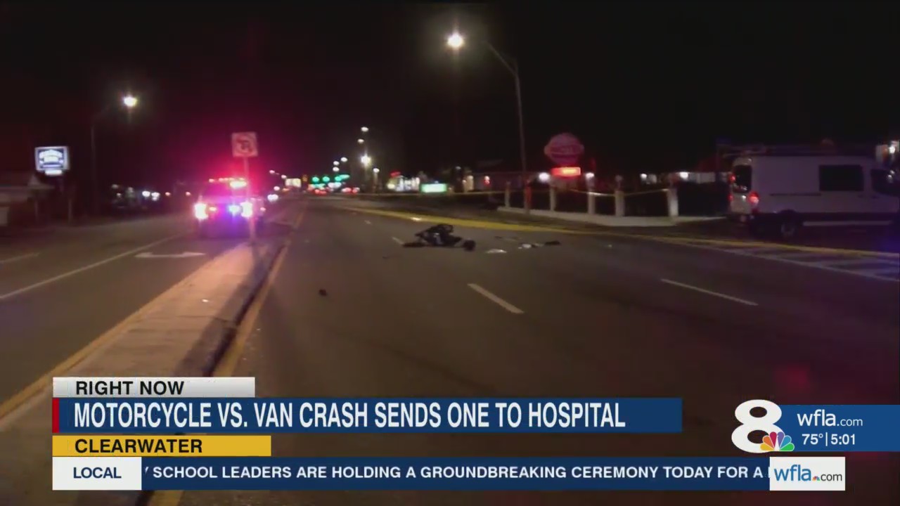Motorcyclist suffers serious injuries after crash in Clearwater – WFLA
