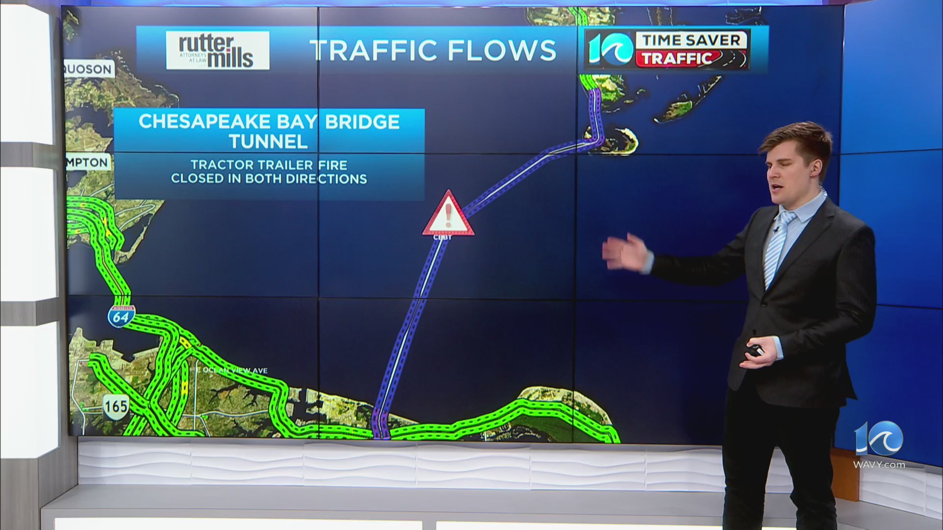 Crews respond to tractor-trailer crash on CBBT – WAVY.com