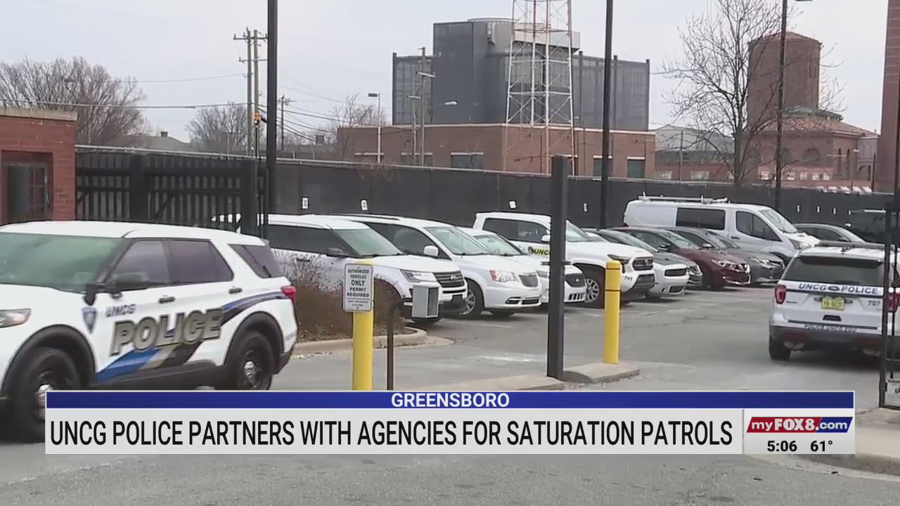 UNCG partners with agencies for saturation patrols – FOX8 WGHP