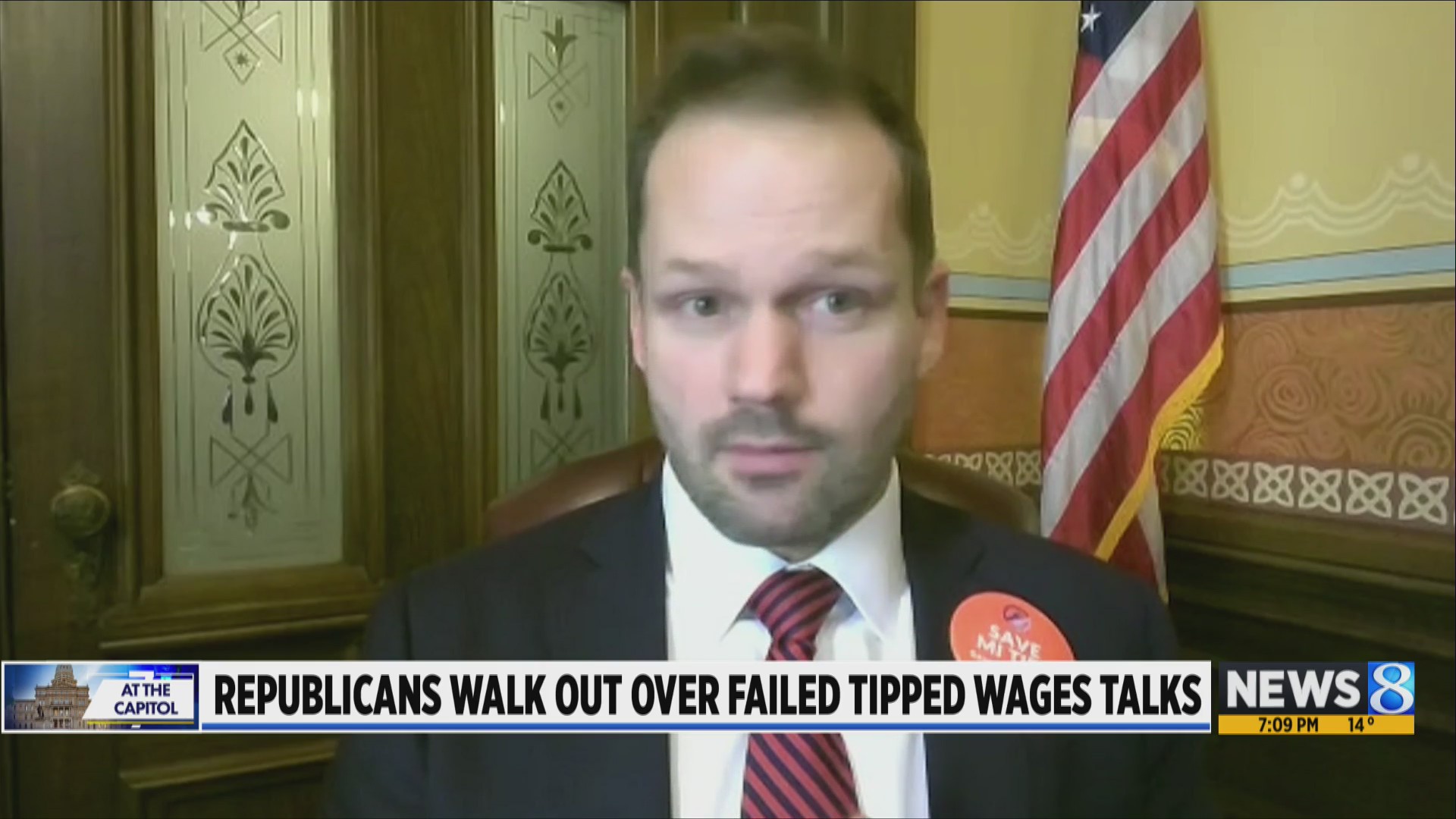 Michigan House Republicans walk out over tipped wage – WOODTV.com
