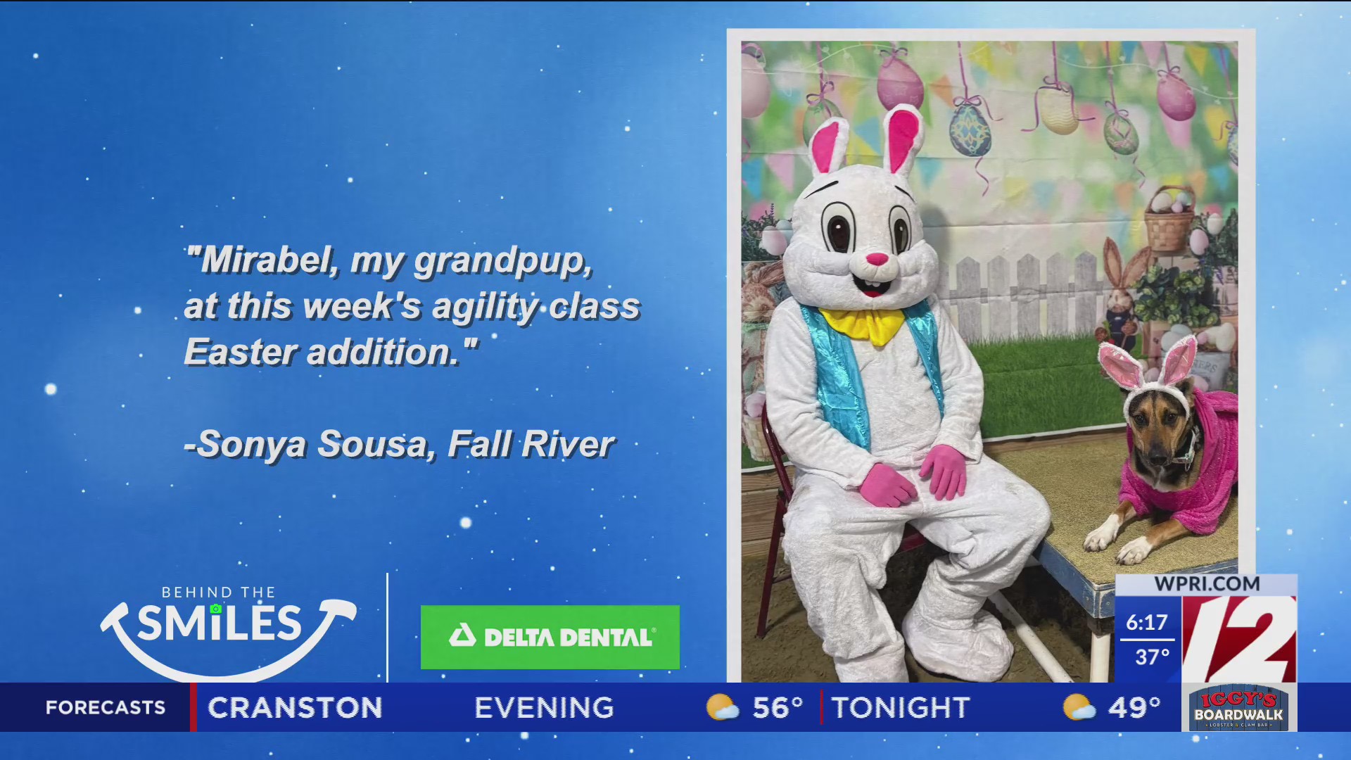 Behind the Smiles Photo for 4/18/25 from Sonya Sousa of Fall River ...