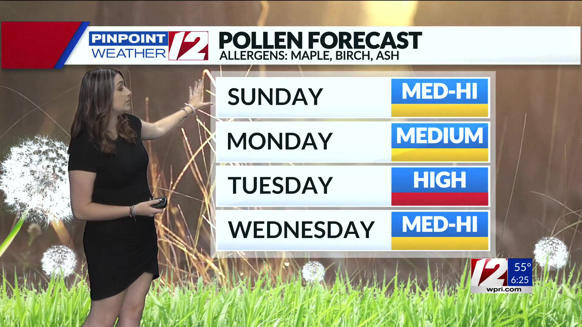 Pinpoint Weather 12 Forecast at 6 – WPRI.com