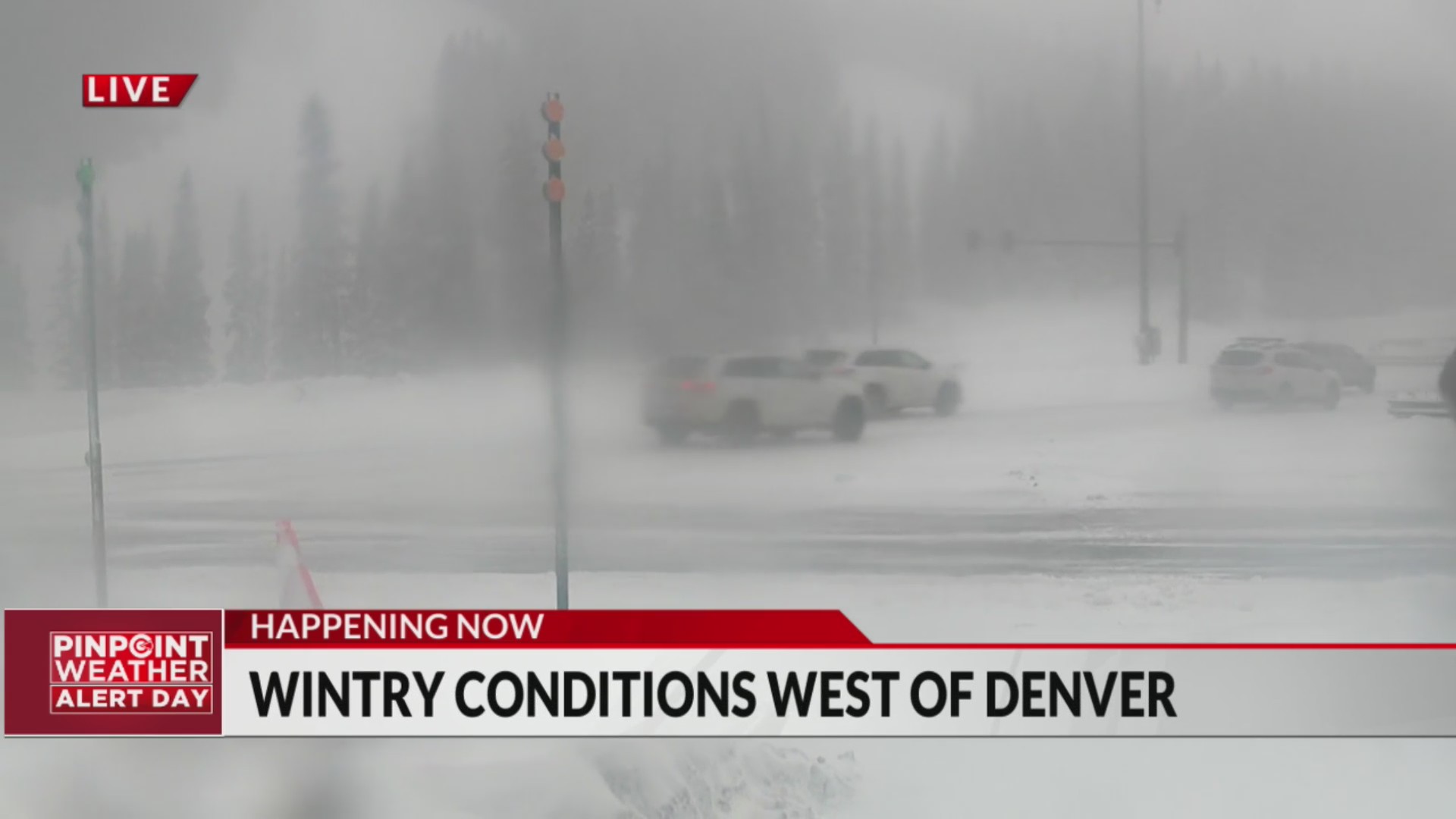 Snowy road conditions west of Denver – FOX31 Denver