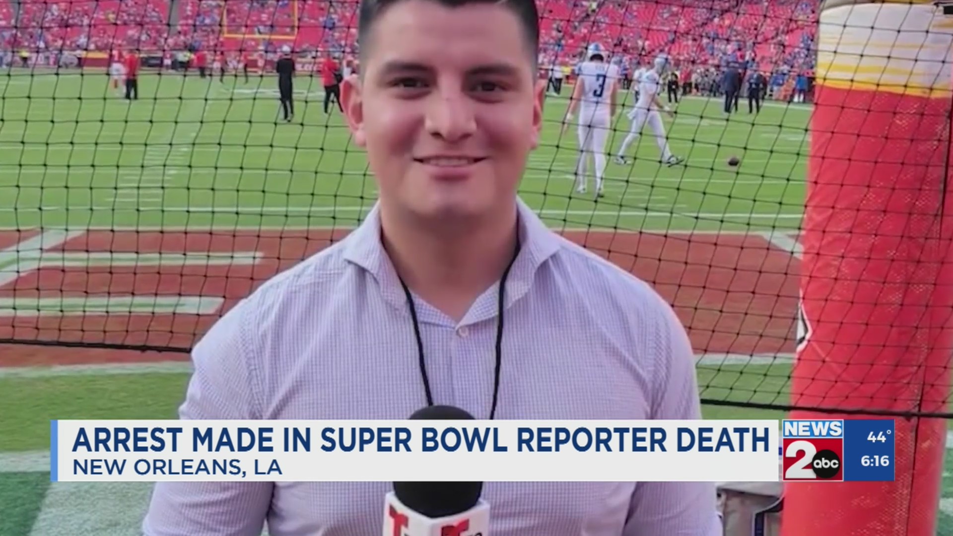 Arrest made in Super Bowl reporter death – WKRN News 2