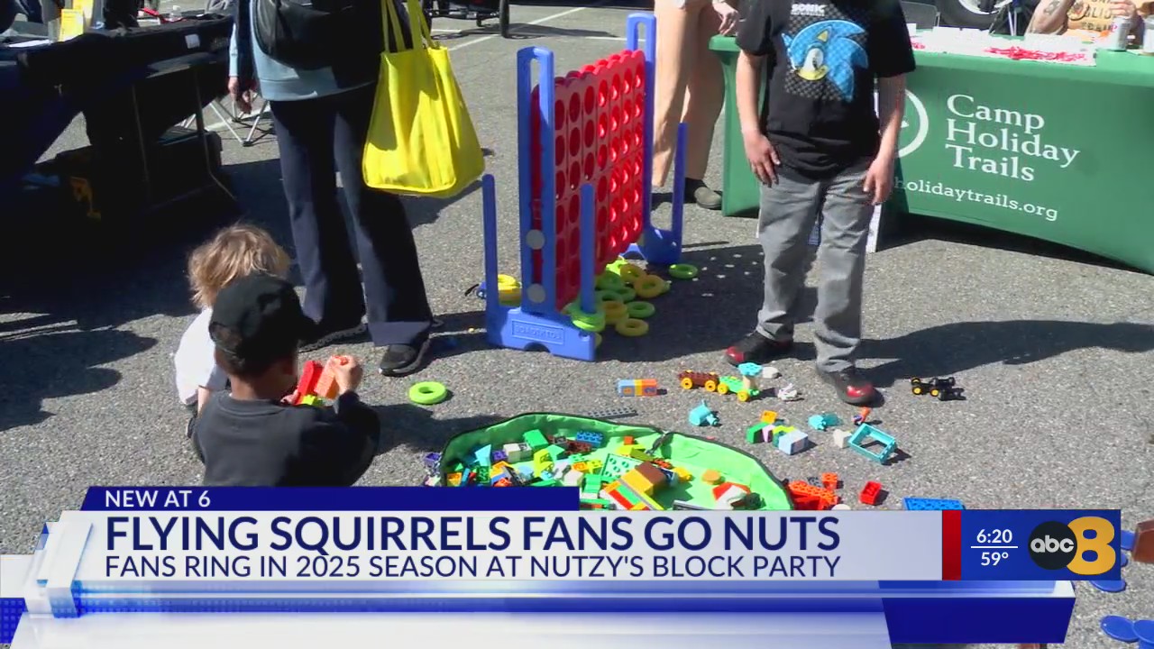 Richmond Flying Squirrels’ annual Nutzy’s Block Party – WRIC ABC 8News