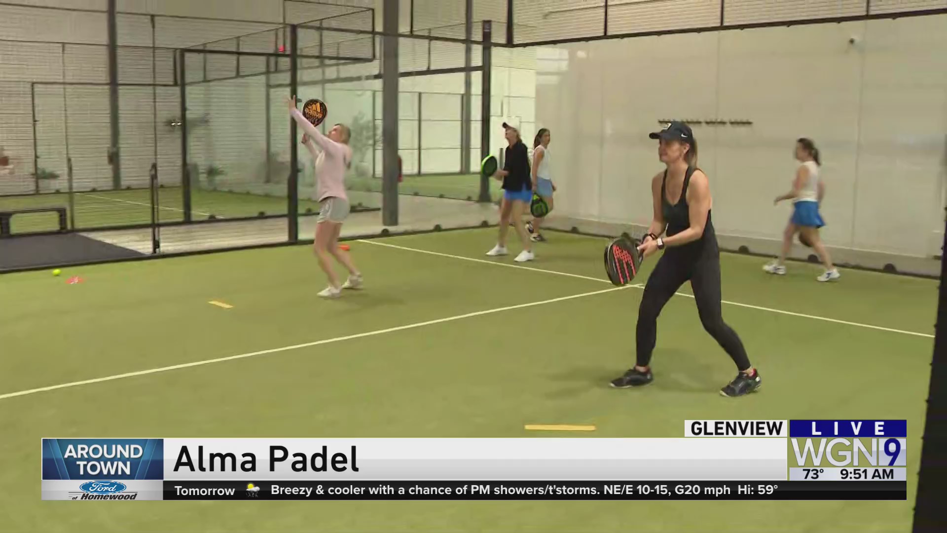 Around Town – Alma Padel – WGN-TV