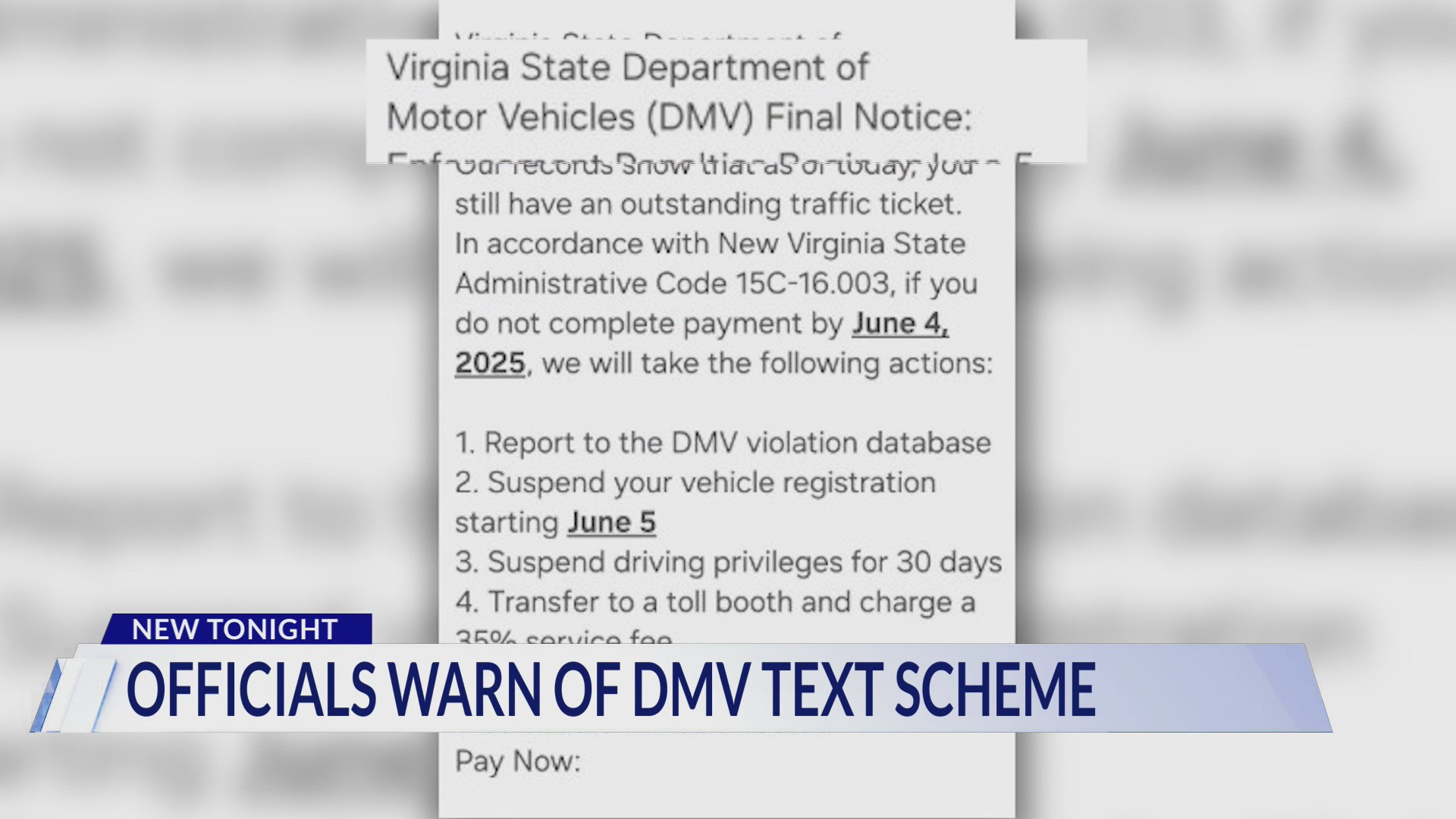 Virginia DMV warns people about new text scheme going around – DC News ...