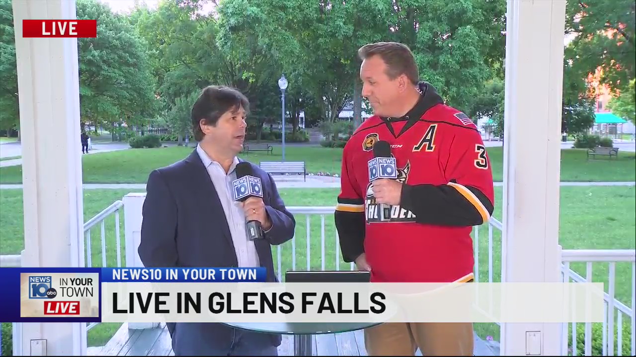 NEWS10 in your town: Live in Glens Falls with Mayor Bill Collins ...
