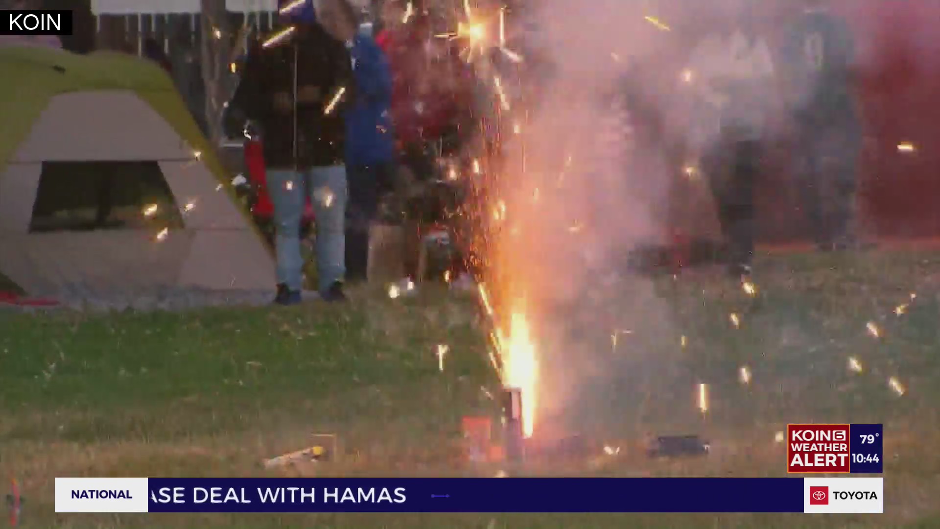 Firefighters work to prevent ‘people getting hurt’ from fireworks ...