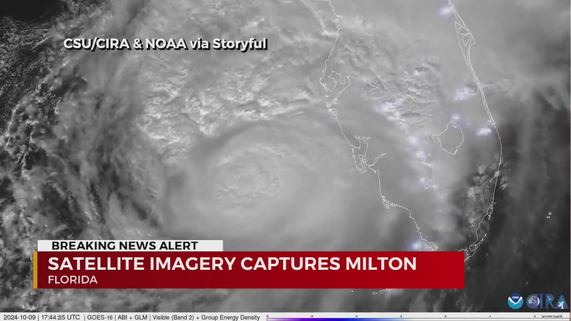 Satellite imagery captures Hurricane Milton – WKRN News 2