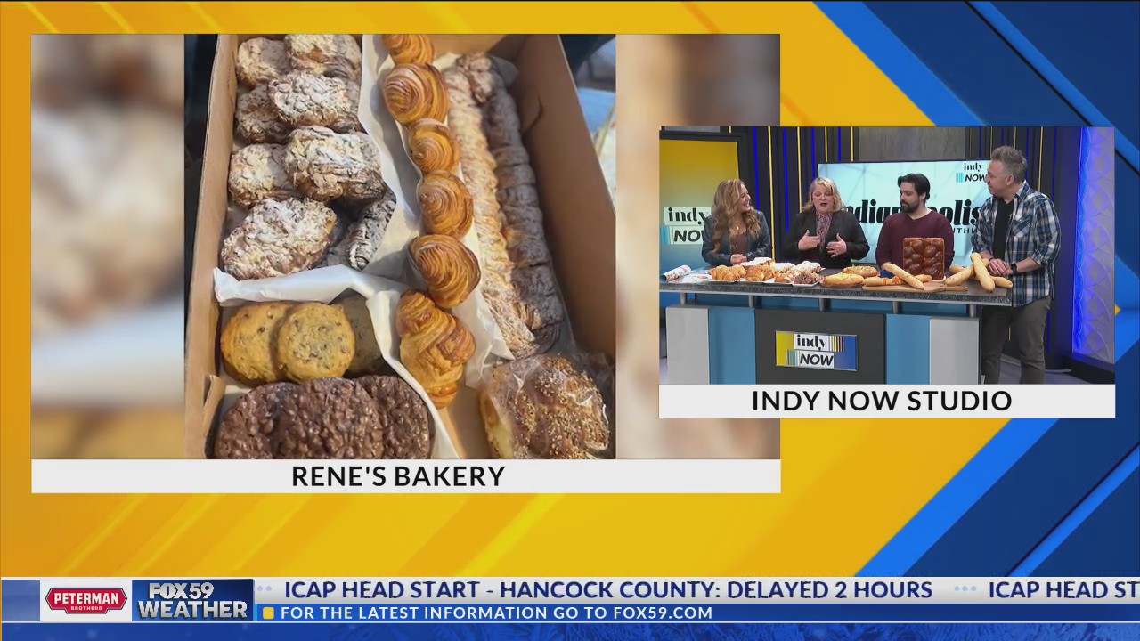 Swoon Worthy Wednesday with Indy Monthly ft. Rene’s Bakery – 1/8/25 ...
