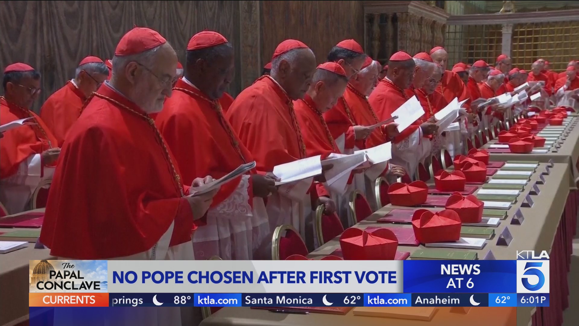 Conclave begins: Cardinals meet to elect new pope – KTLA