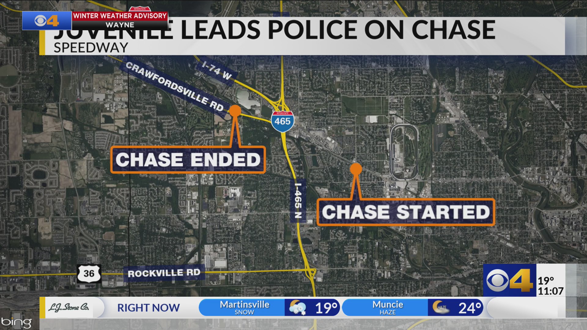 Speedway PD: Juvenile suspect participated in car chase – Fox 59