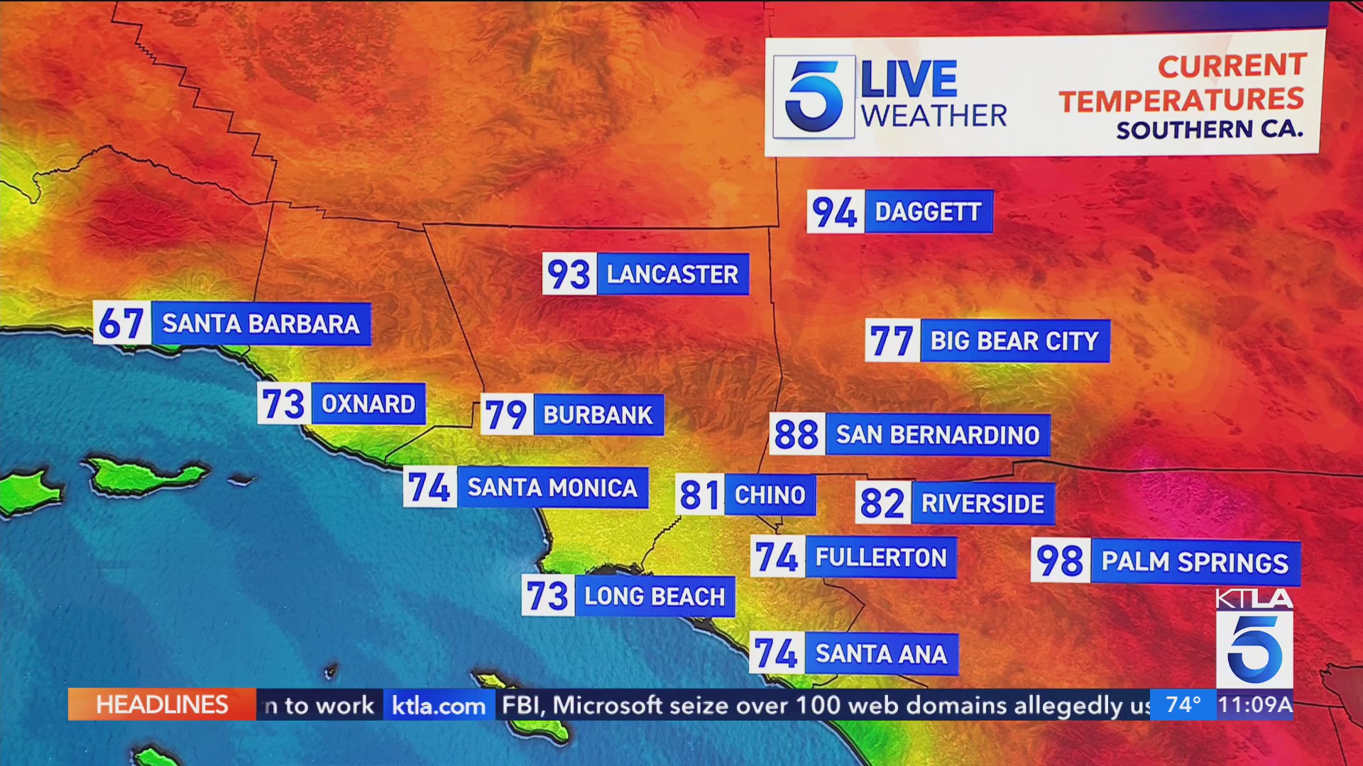Warm weekend ahead for SoCal, but cooler temperatures a week away – KTLA